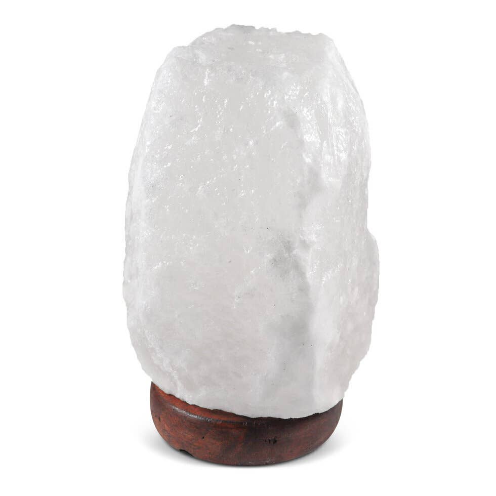 Natural WHITE Himalayan Salt Lamp – With Love Collective