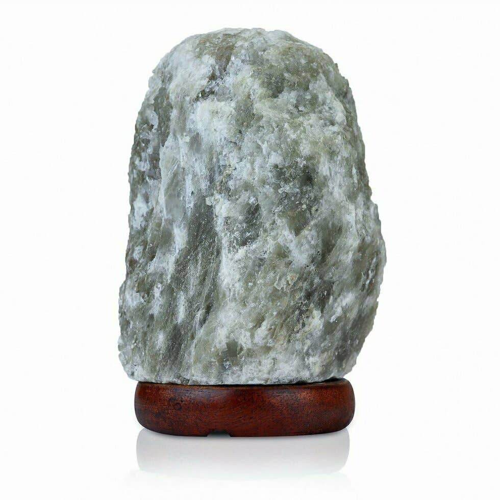 Natural GRAY Himalayan Salt Lamp - 6-8 Lbs – With Love Collective